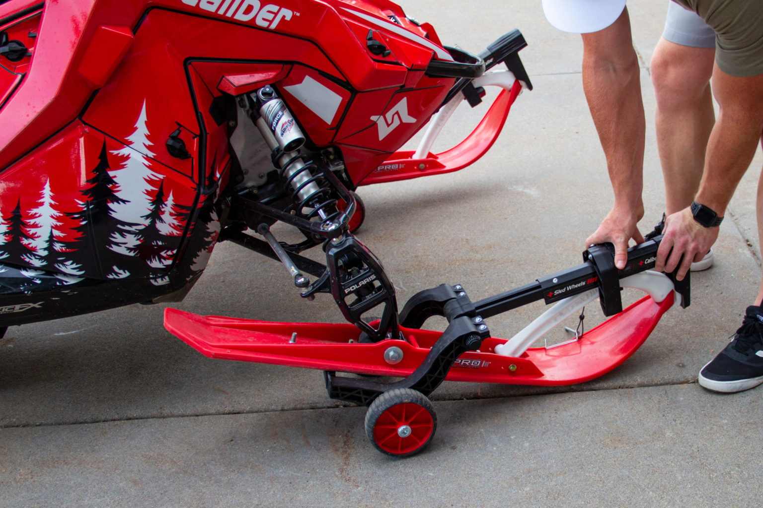 SledWheels Snowmobile Dollies: Easy Snowmobile Transport - Caliber, Inc.