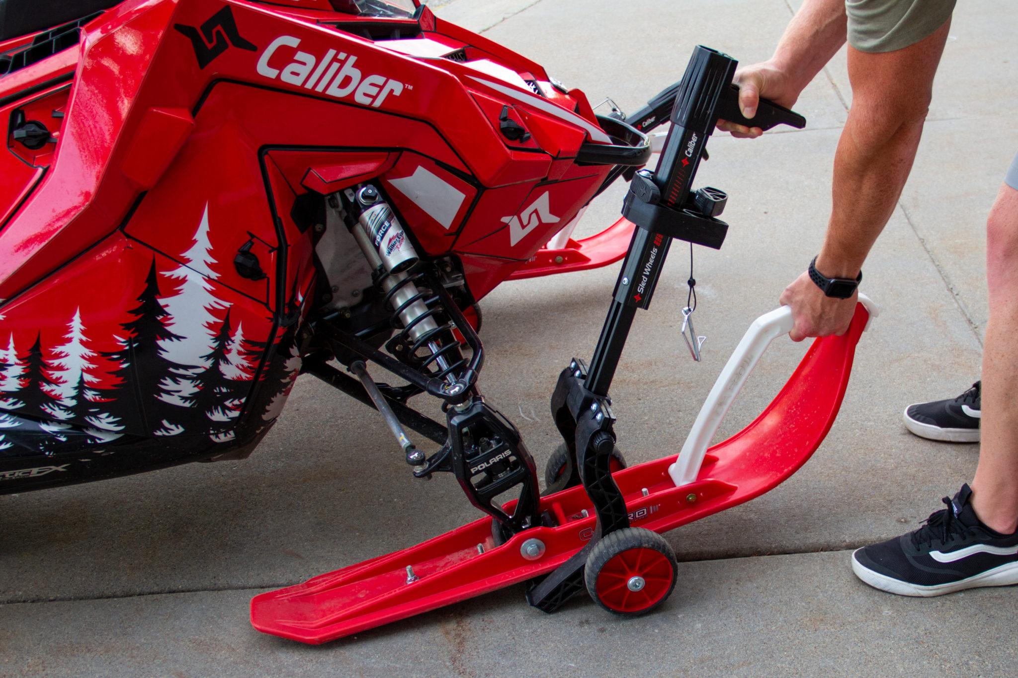 SledWheels Snowmobile Dollies: Easy Snowmobile Transport - Caliber, Inc.